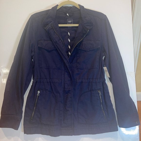 GAP | Jackets & Coats | Gap Navy Blue Utility Jacket | Poshmark